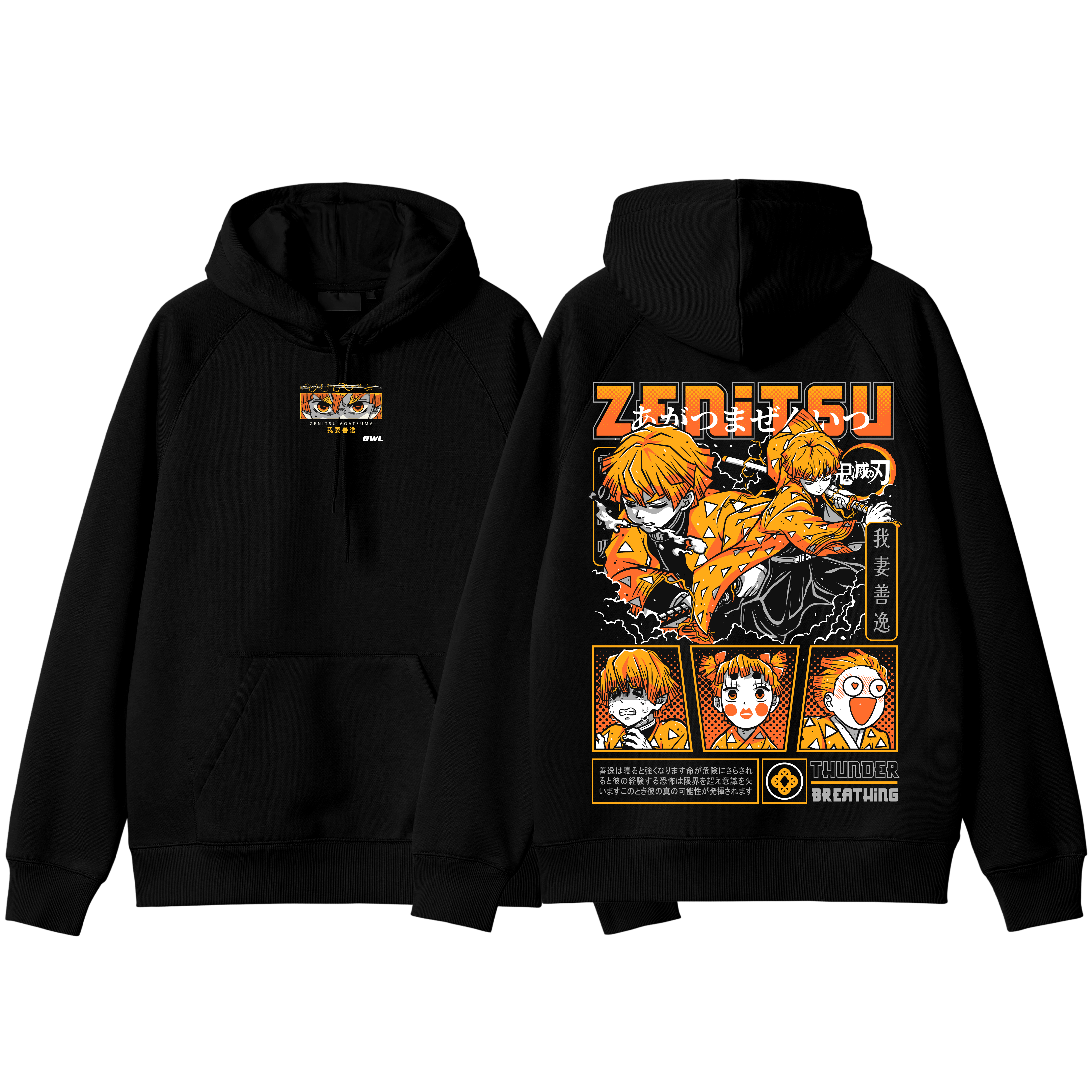Hoodie ZENITSU KIMETSU – OWL COLOMBIA
